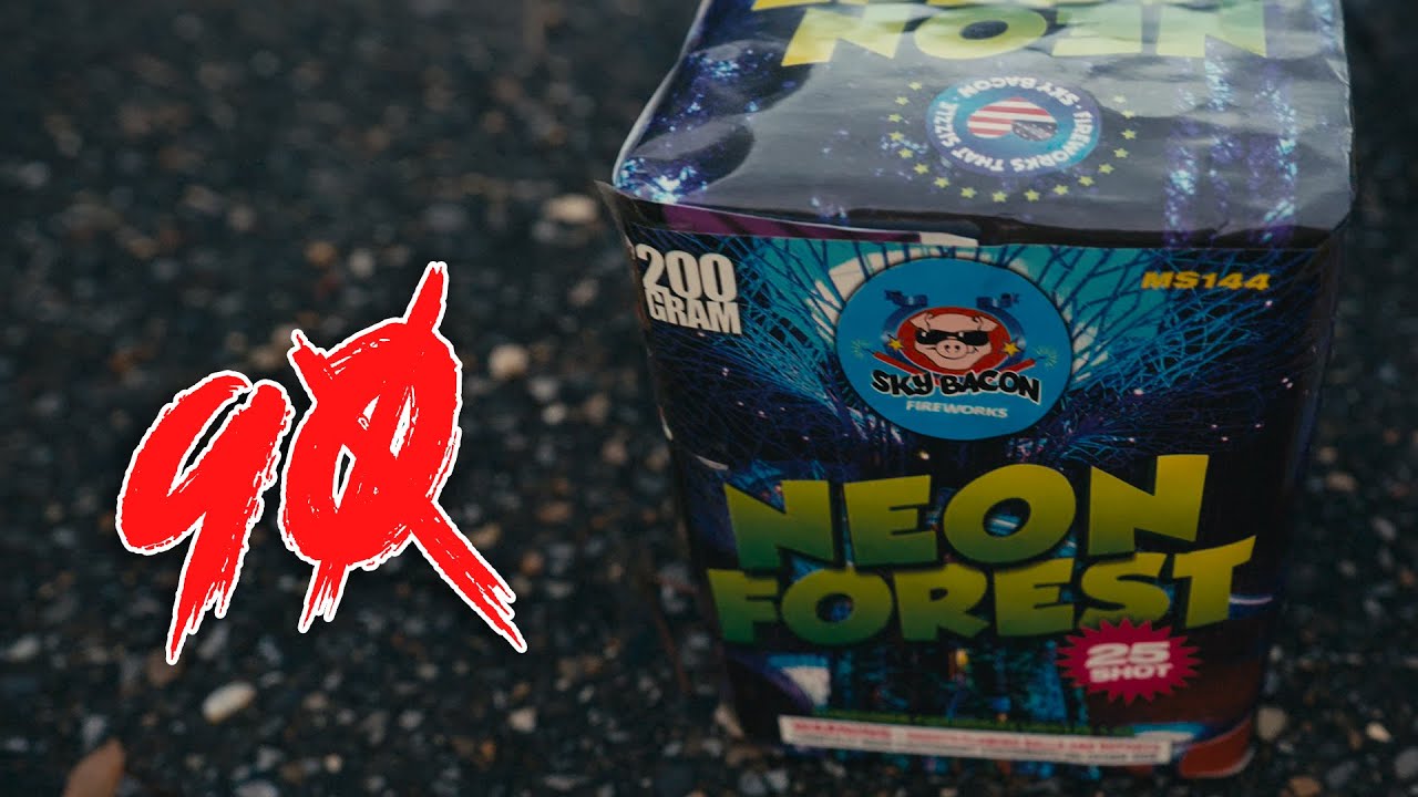 Neon Forest - Sky Bacon Fireworks - 25S 200G - YouTube