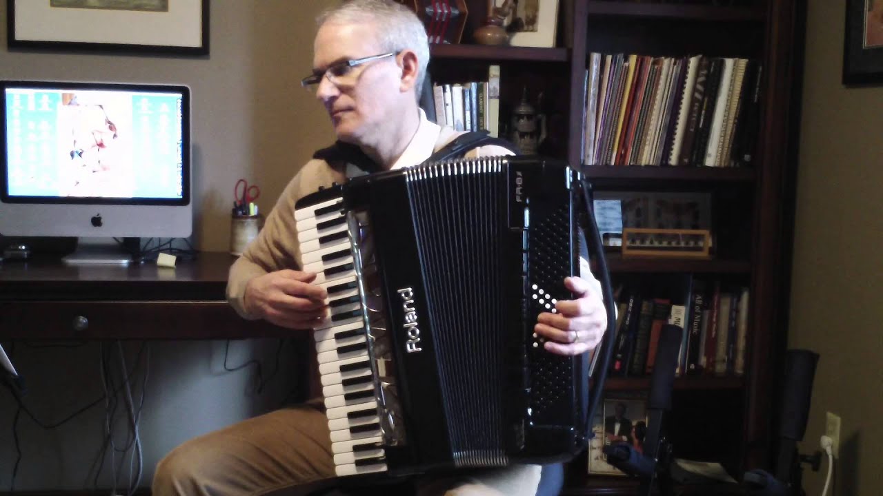 Marcelle and Marcel on Roland Fr-8x Accordion - YouTube