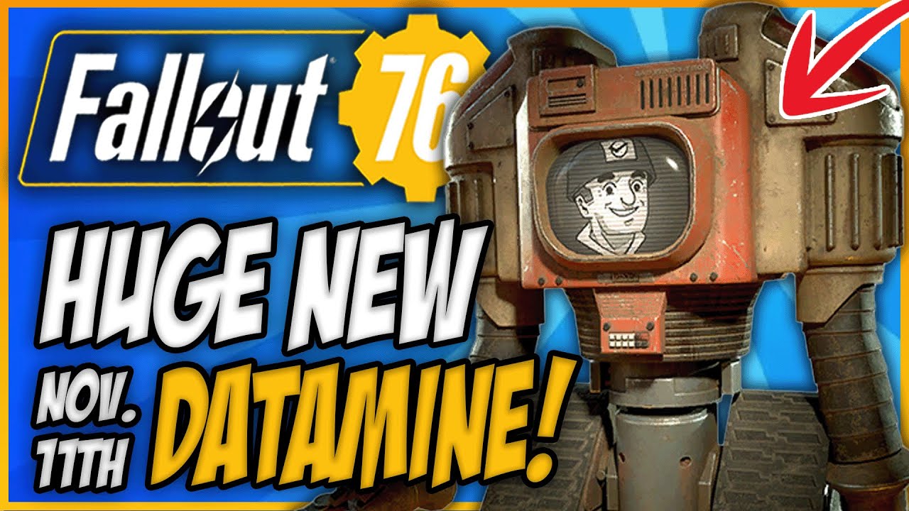 HUGE NEW DATAMINE For Fallout 76! - YouTube