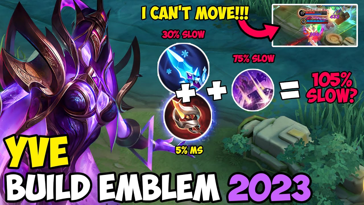 YVE 105% SLOW??? - Yve Best Build and Emblem Set 2023 from Top 1 Global ...