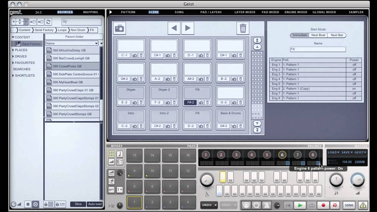 FXpansion Geist Tutorial 06 - Scene and Song Mode - YouTube