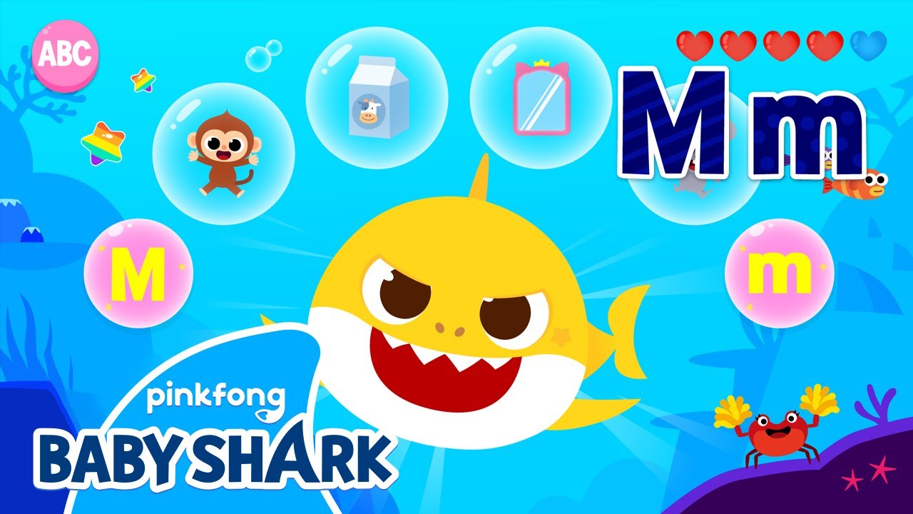 Alphabet M - Learn ABCs with Baby Shark! | Phonics | Baby Shark Doo Doo ...