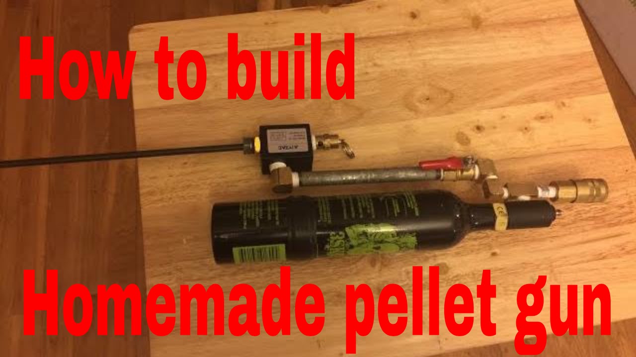 Homemade Pellet gun / Air gun /NERF Gun - YouTube