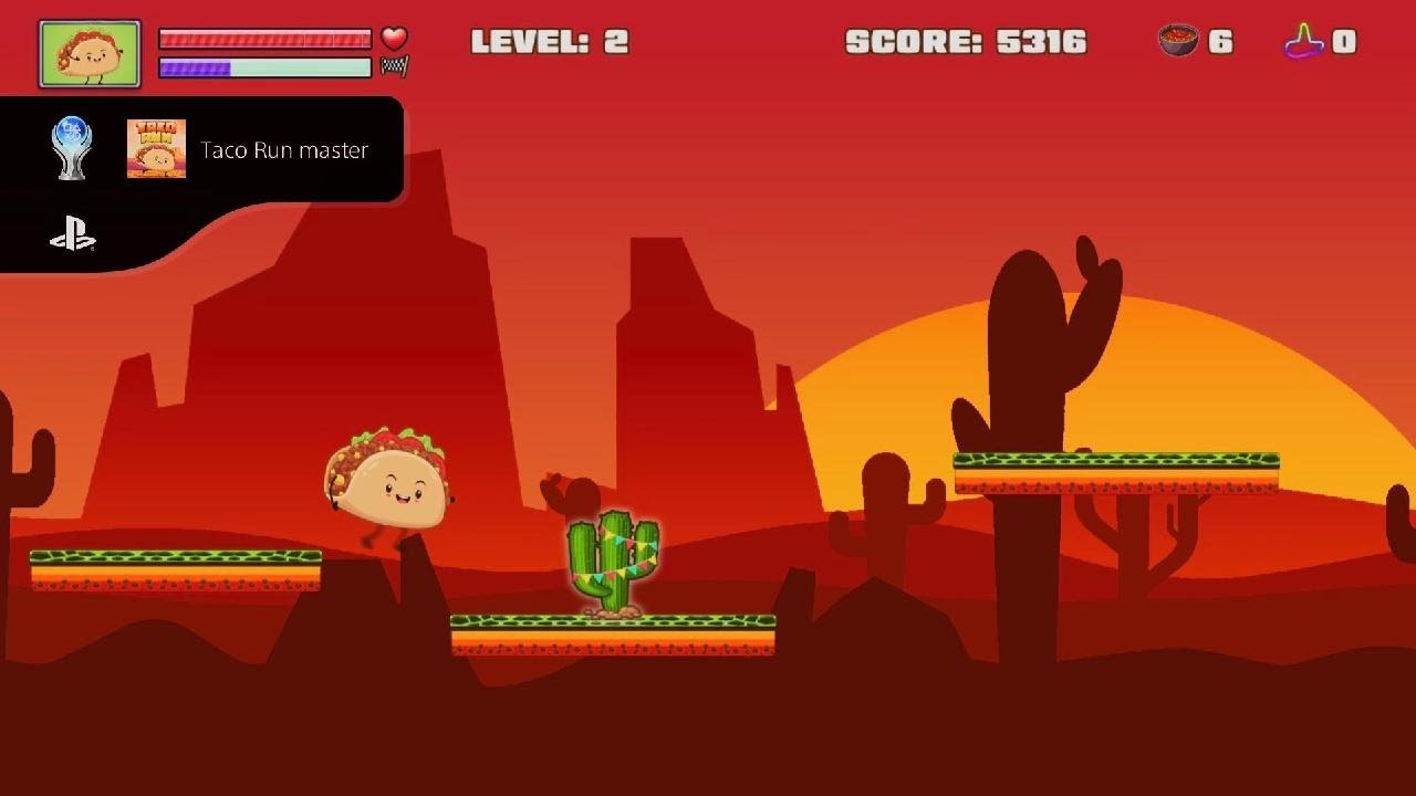 Taco Run Platinum #673 PS4 - YouTube