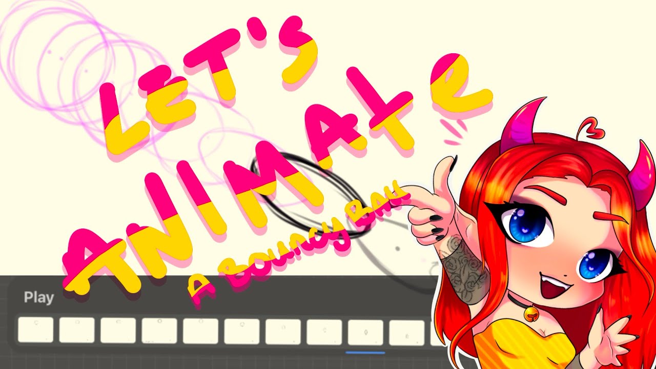 bouncing ball // animation // procreate - YouTube