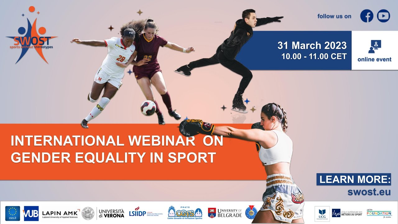 INTERNATIONAL WEBINAR ON GENDER EQUALITY IN SPORT - YouTube