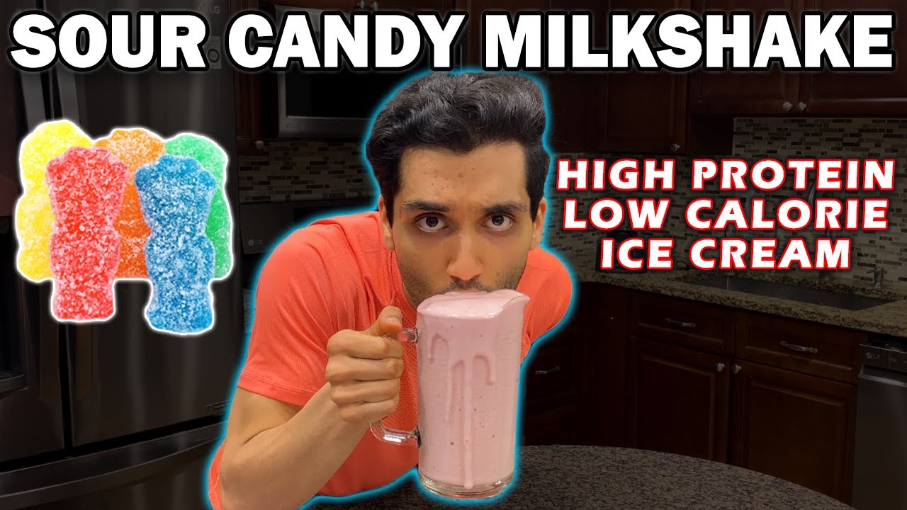 SOUR PATCH KIDS PROTEIN ICE CREAM || Low Calorie & Healthy Sour Candy ...