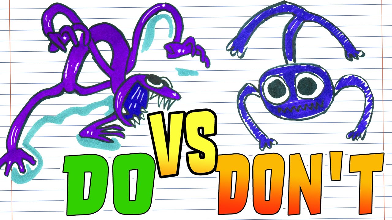 AMAZING DRAWING RAINBOW FRIENDS PURPLE STEP BY STEP for Fans ROBLOX ...