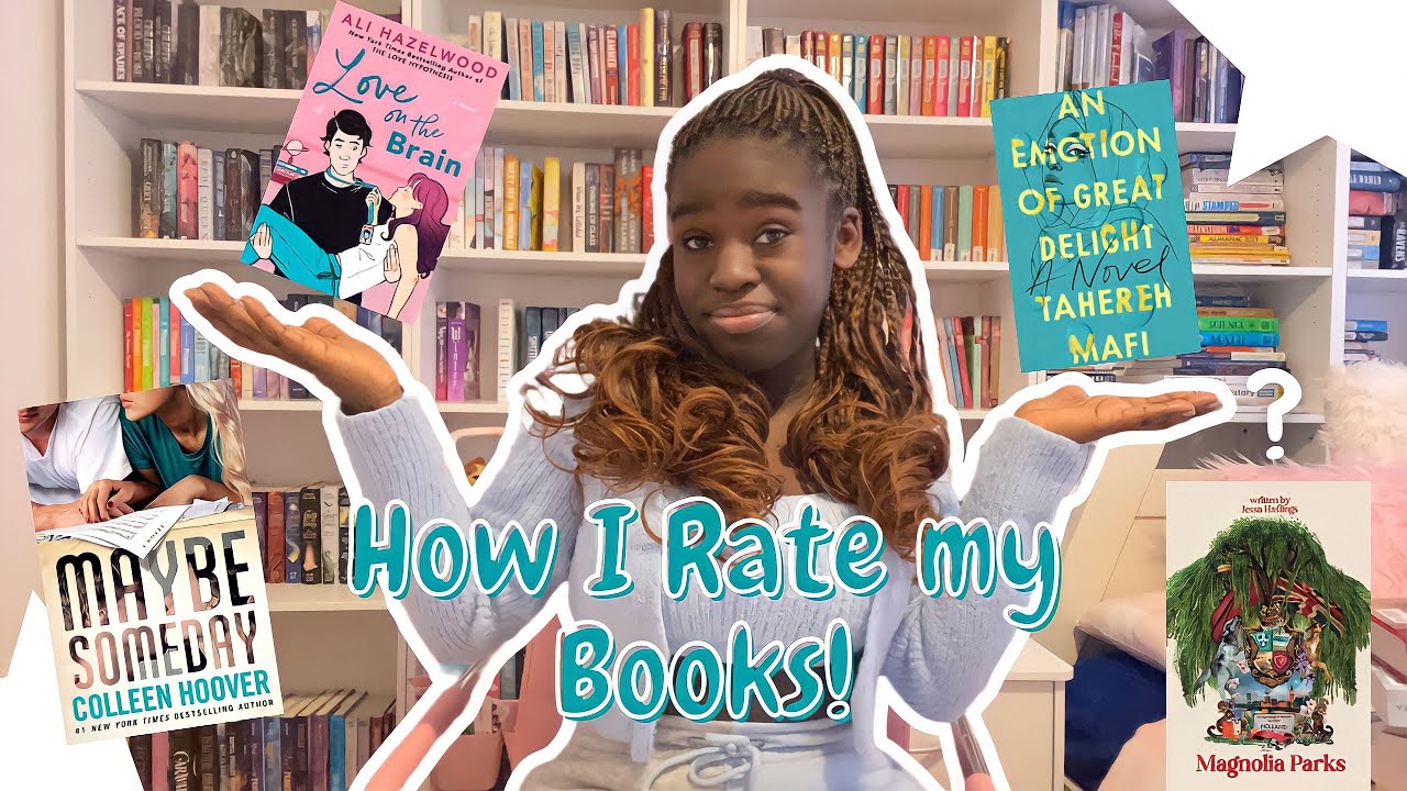How I Rate my Books + Book Examples! - YouTube