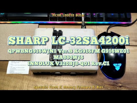 SHARP LC-32SA4200i QPWBNG916WJN1 Ver.B KG916FM G916WE01 MA880WJ6 ...