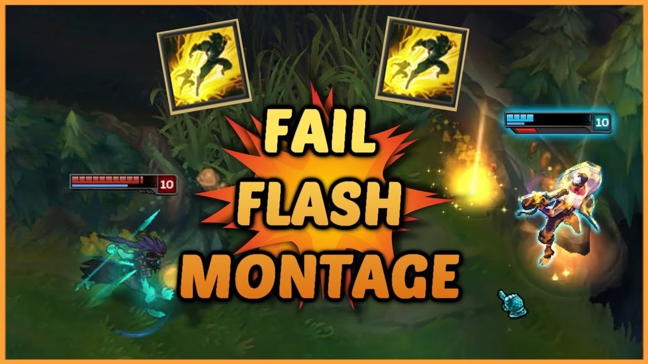fail flash montage - league of legends - YouTube