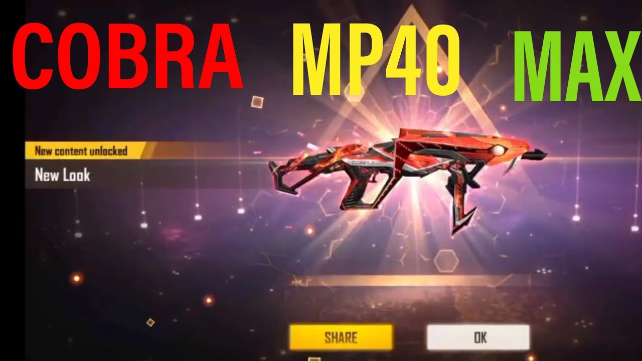 FINALLY COBRA MP40 FULLY MAXED 😊😊 - YouTube