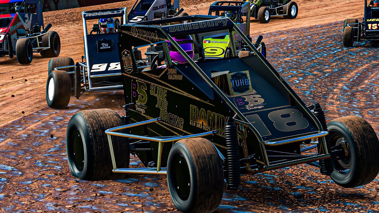 iRacing Champions League Weekly Midget Series at Lincoln Speedway Race ...