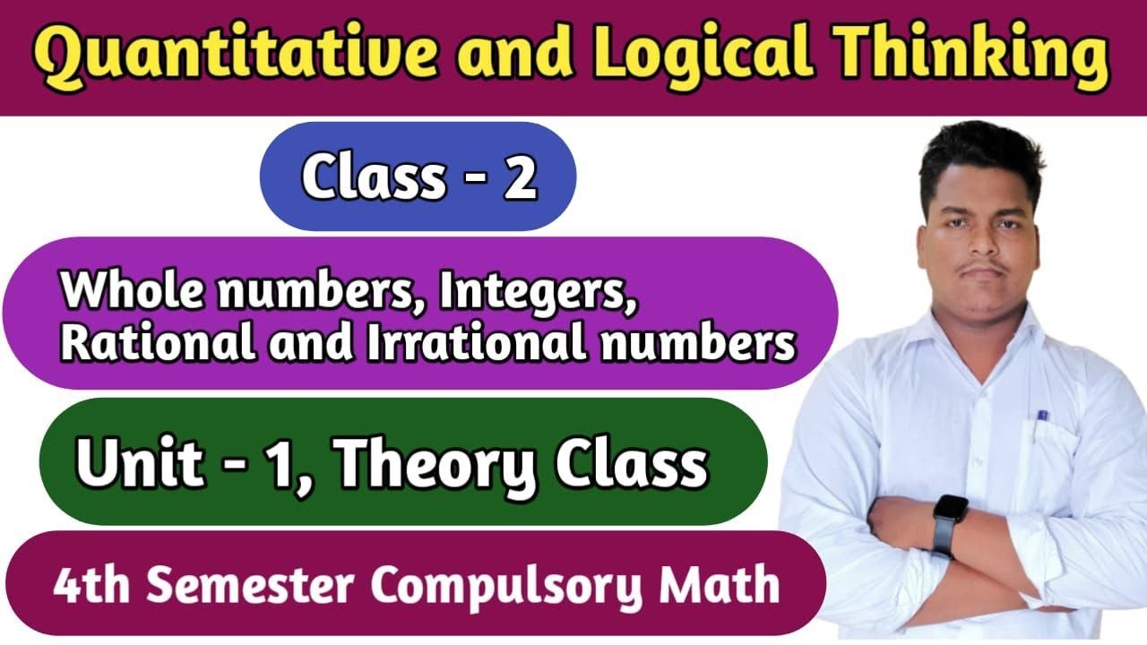4th Semester Compulsory Math ll SEC 2 ll Quantitative and Logical ...