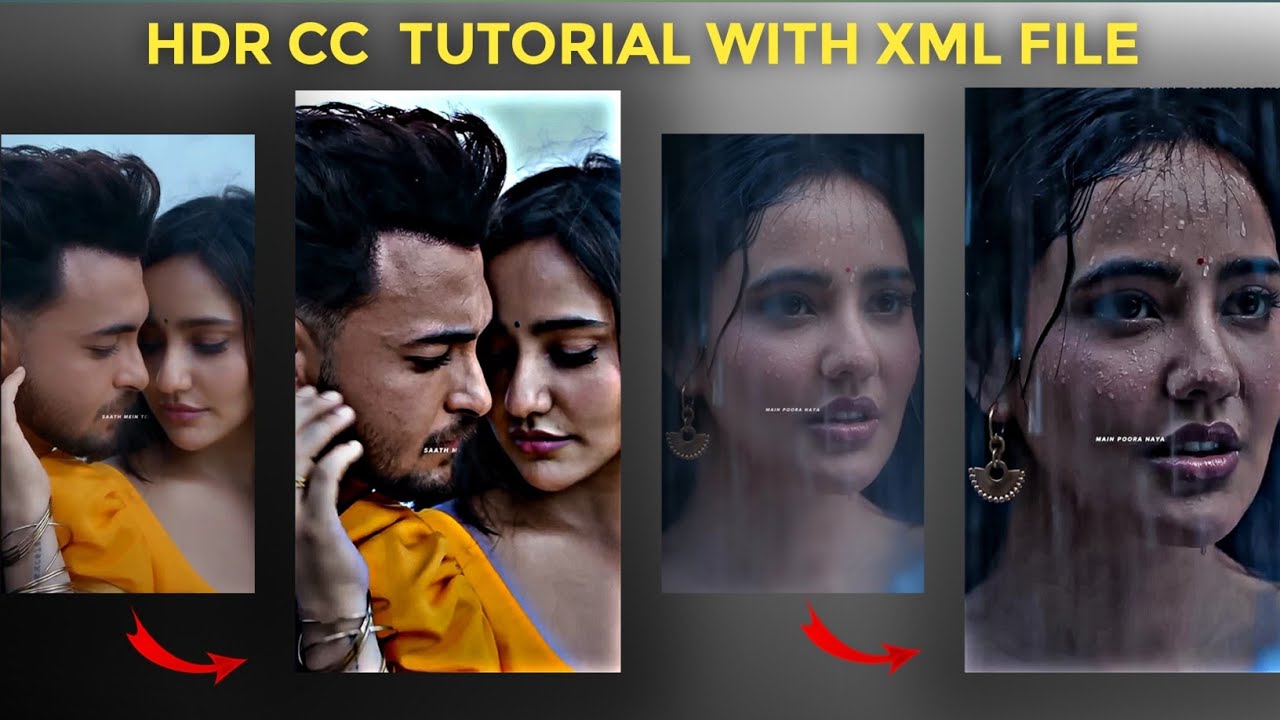 Hdr CC Effect Tutorial Alightmotion | Hdr Cc Preset Link - YouTube