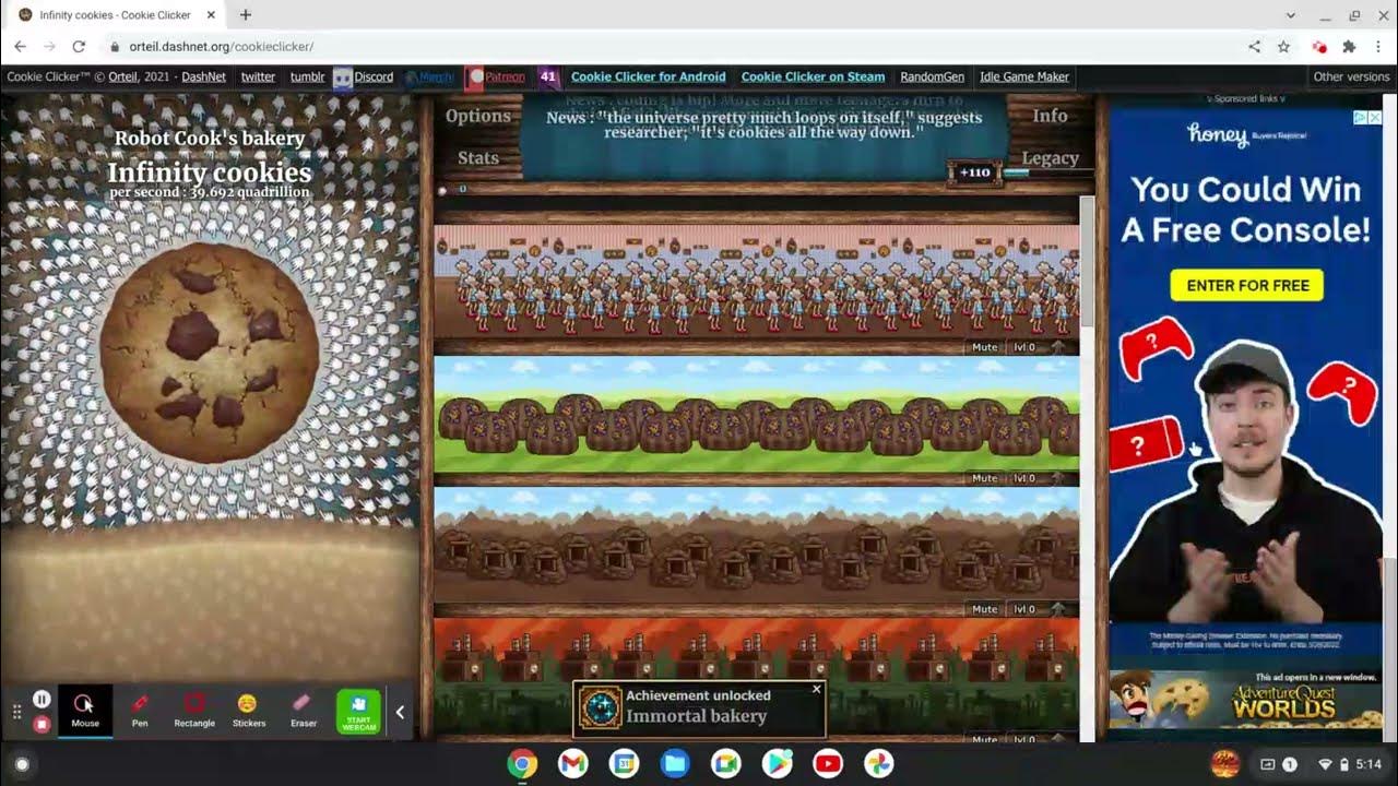 How to get Infinity Cookies in Cookie Clicker - YouTube