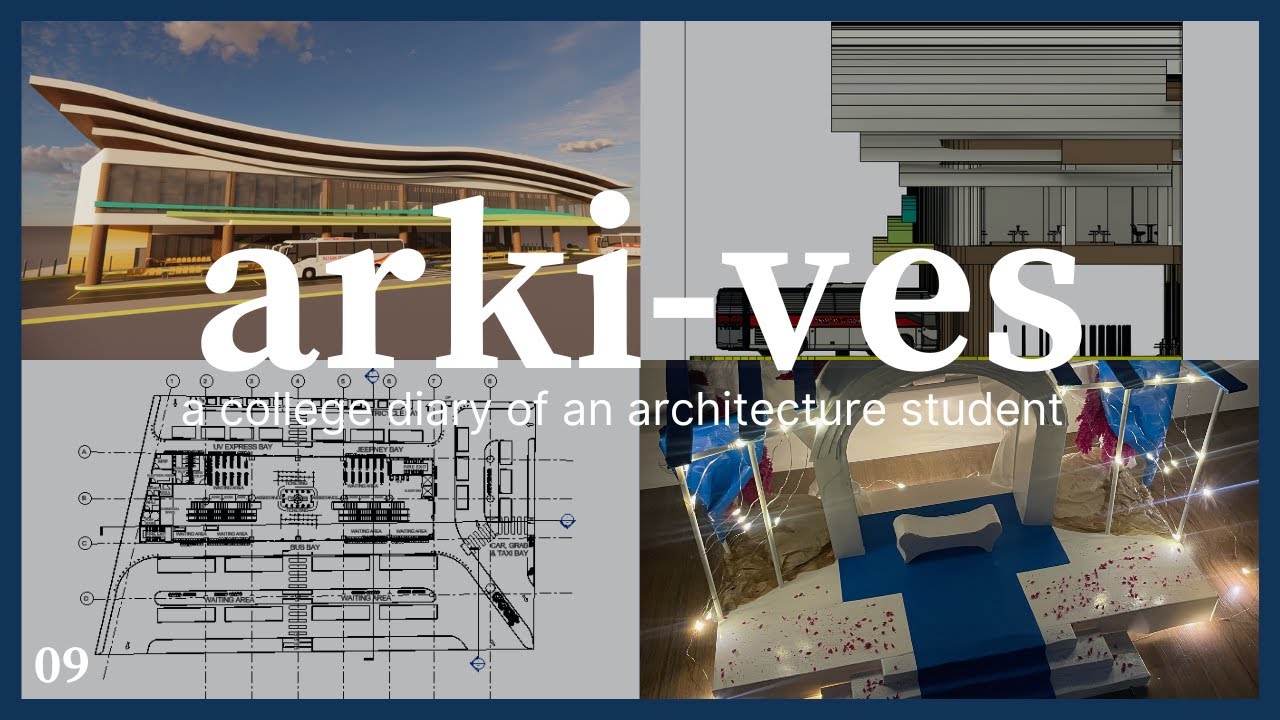 arki-ves 09 | second sem finals szn, plates, scale model! - YouTube