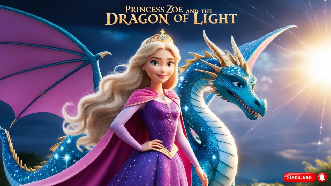 Princess Bedtime Story in English | Princess Zoe and the Dragon of ...