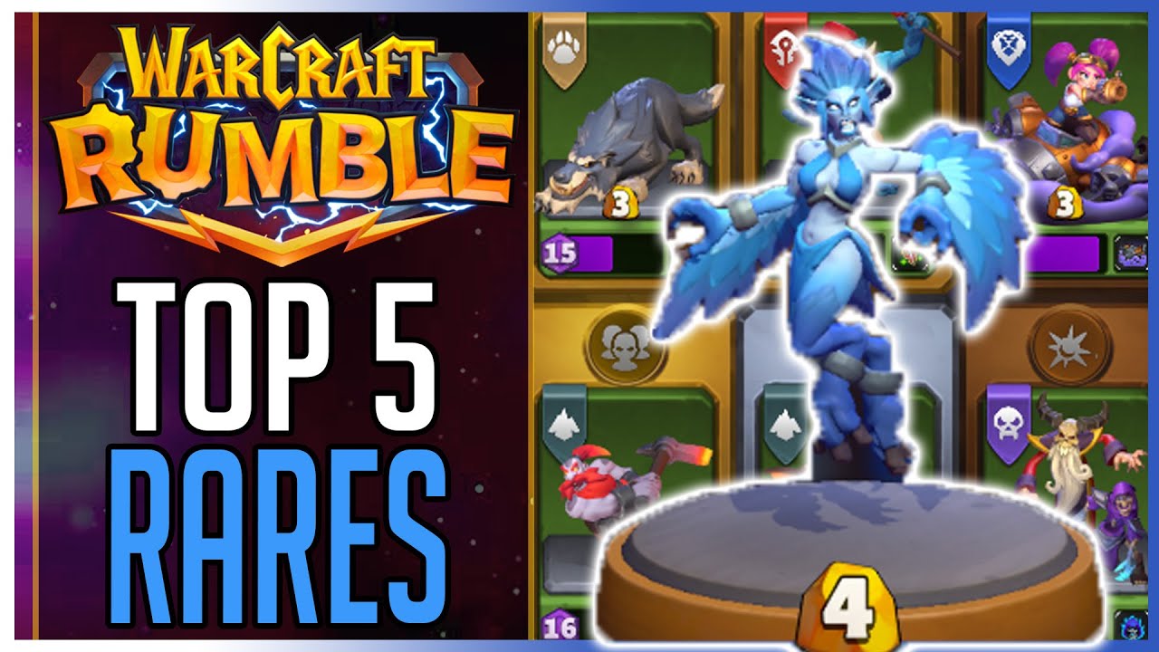 📱WARCRAFT RUMBLE TOP 5 MINIS à monter RARE ! - YouTube