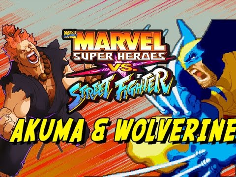 Akuma X Wolverine - Best Friends: Marvel Super Heroes Vs. Street ...