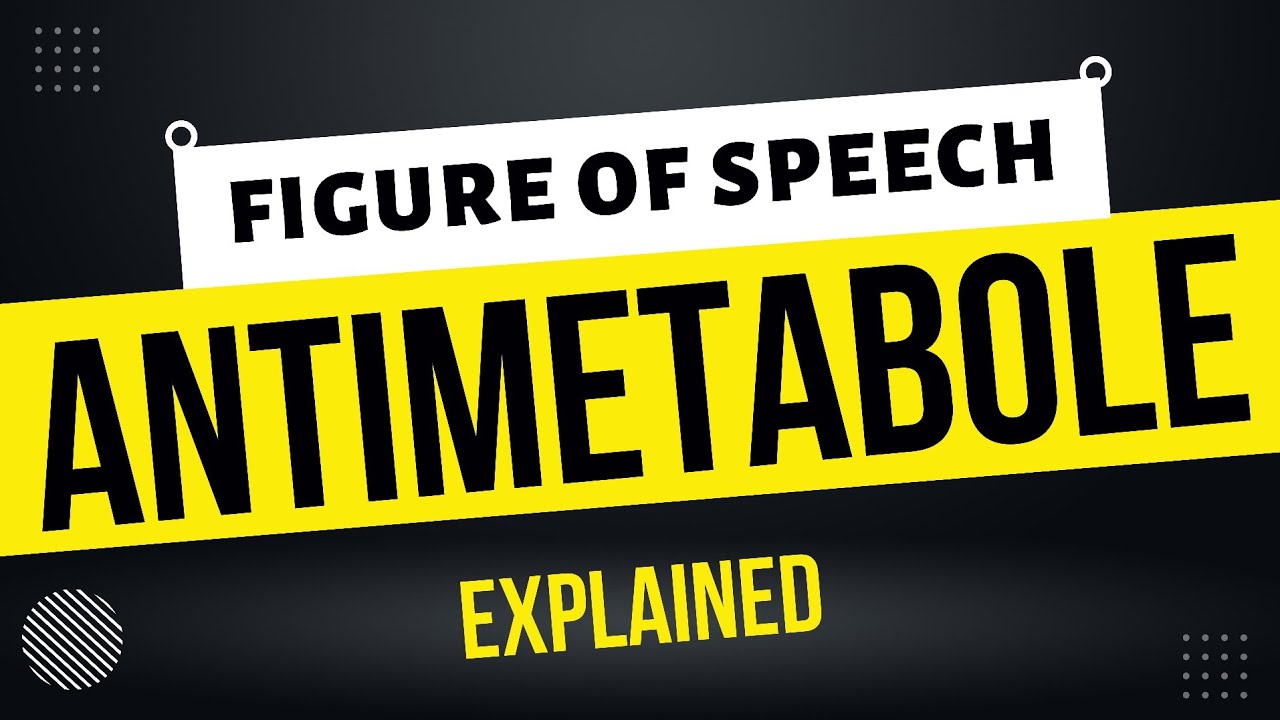 Antimetabole| Figure of Speech| - YouTube