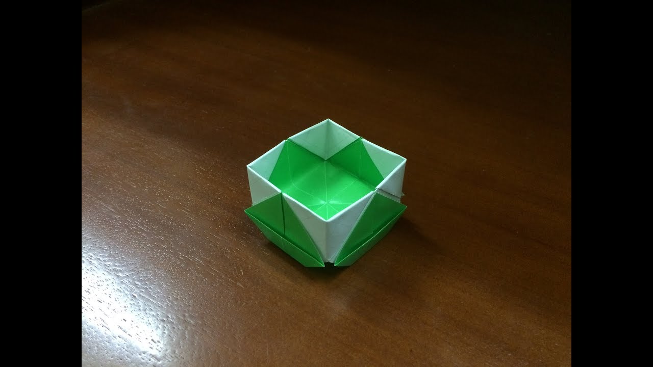 Origami Boat Box - YouTube
