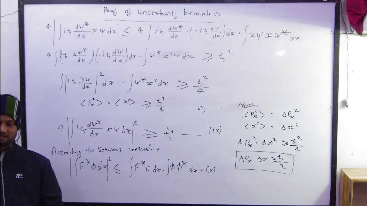 PROOF OF UNCERTAINTY PRINCIPLE| QUANTUM ECHANICS | BSC PHYSICS BY RAHUL ...