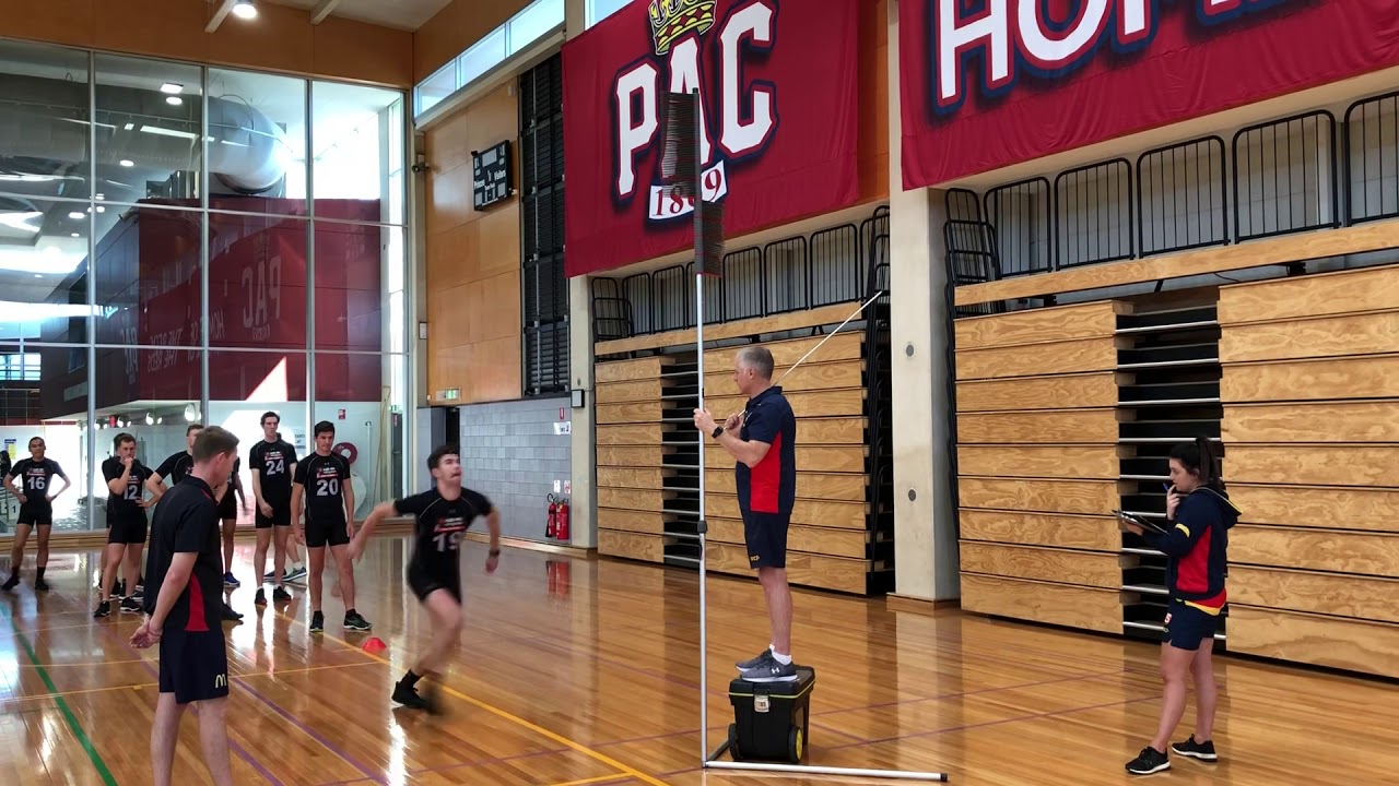Norwood’s Tyler Martin Running Vertical Jump - SA AFL Combine - YouTube