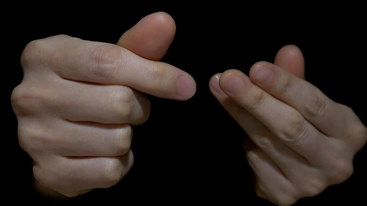 ASMR Finger Flutters Hand Sounds 手の音 - YouTube