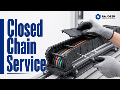 Easy Drag chain maintenance - closed chain - YouTube