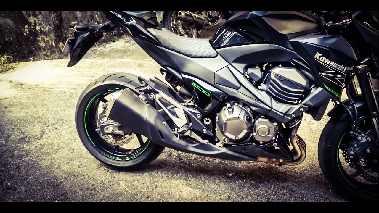 Kawasaki Z800 stock exhaust sound - 4K DCI - YouTube