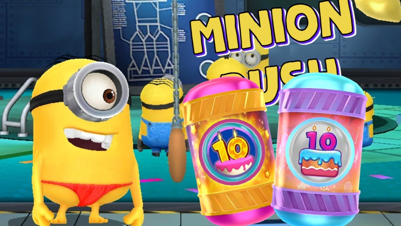 Minion Rush 10th Anniversary Prize Pod and Costume Improver Prize Pod ...