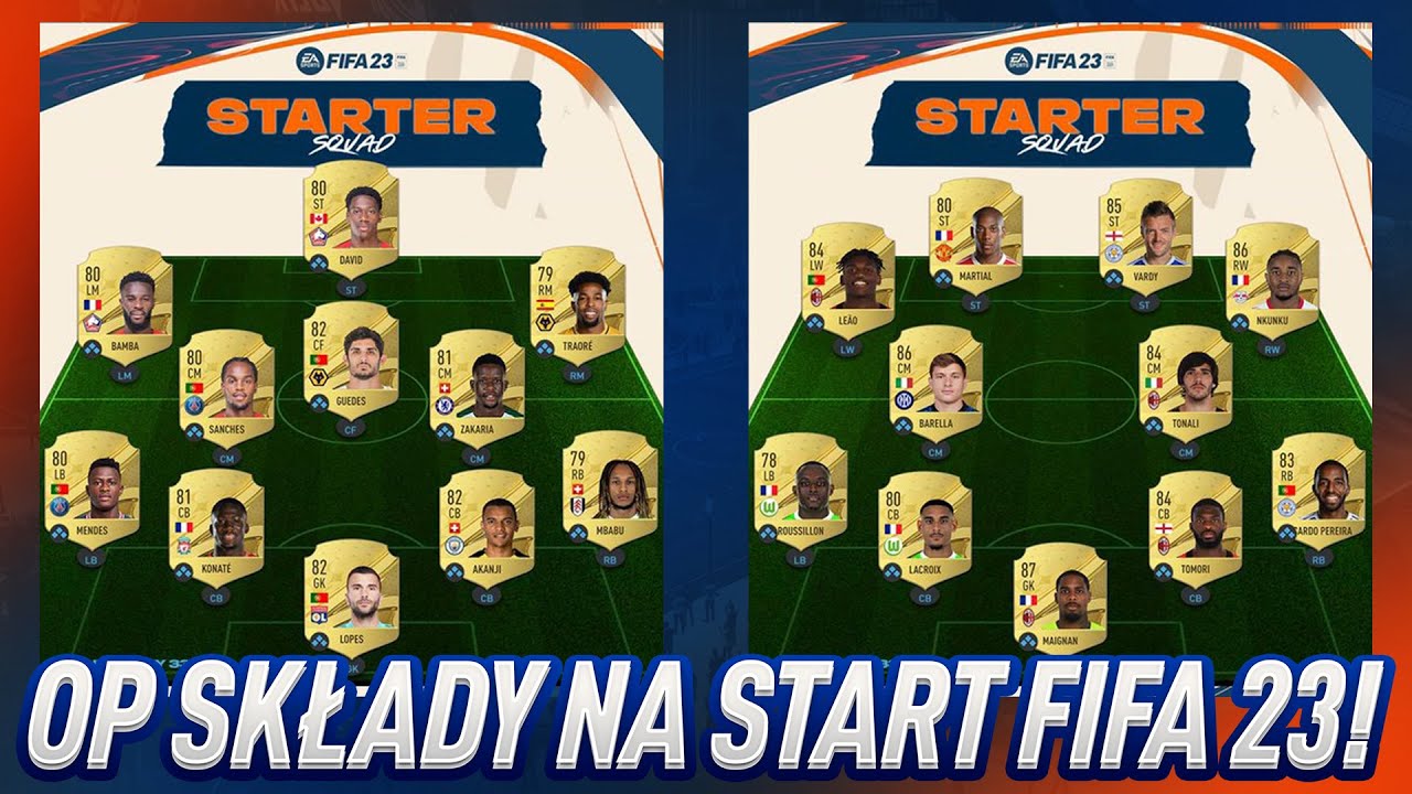 6 NAJBARDZIEJ OP SKŁADÓW NA START FIFA 23! - YouTube