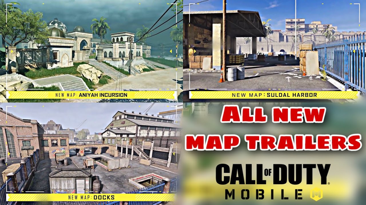 *NEW* SEASON 5 ALL UPCOMING MAP TRAILERS CALL OF DUTY MOBILE ! - YouTube