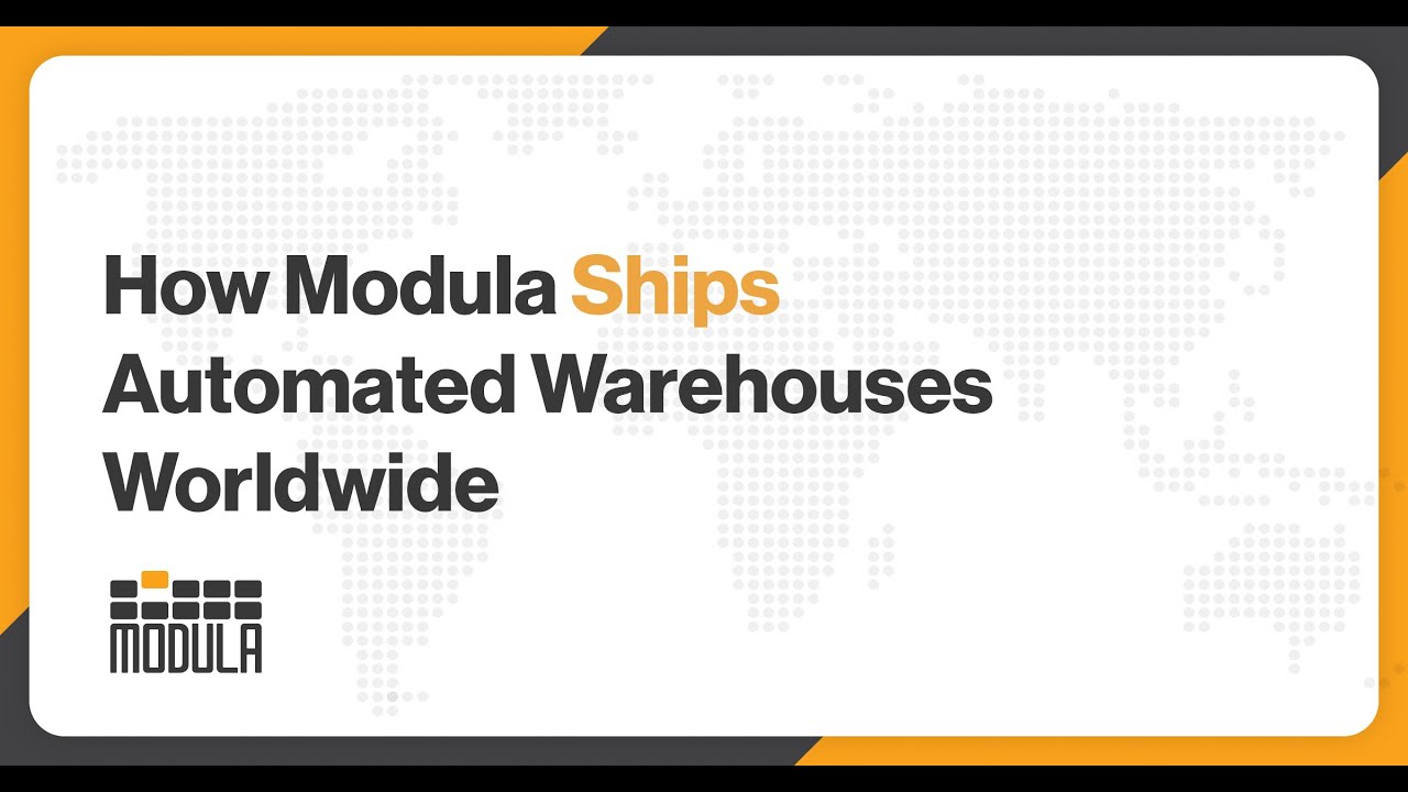 How do we ship your Modula automated warehouse? - YouTube