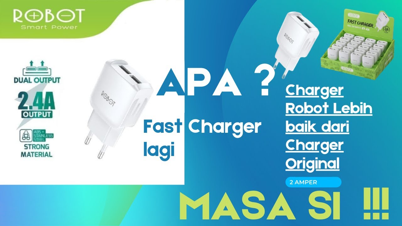 review carger robot rt k6 yang paling laris - YouTube