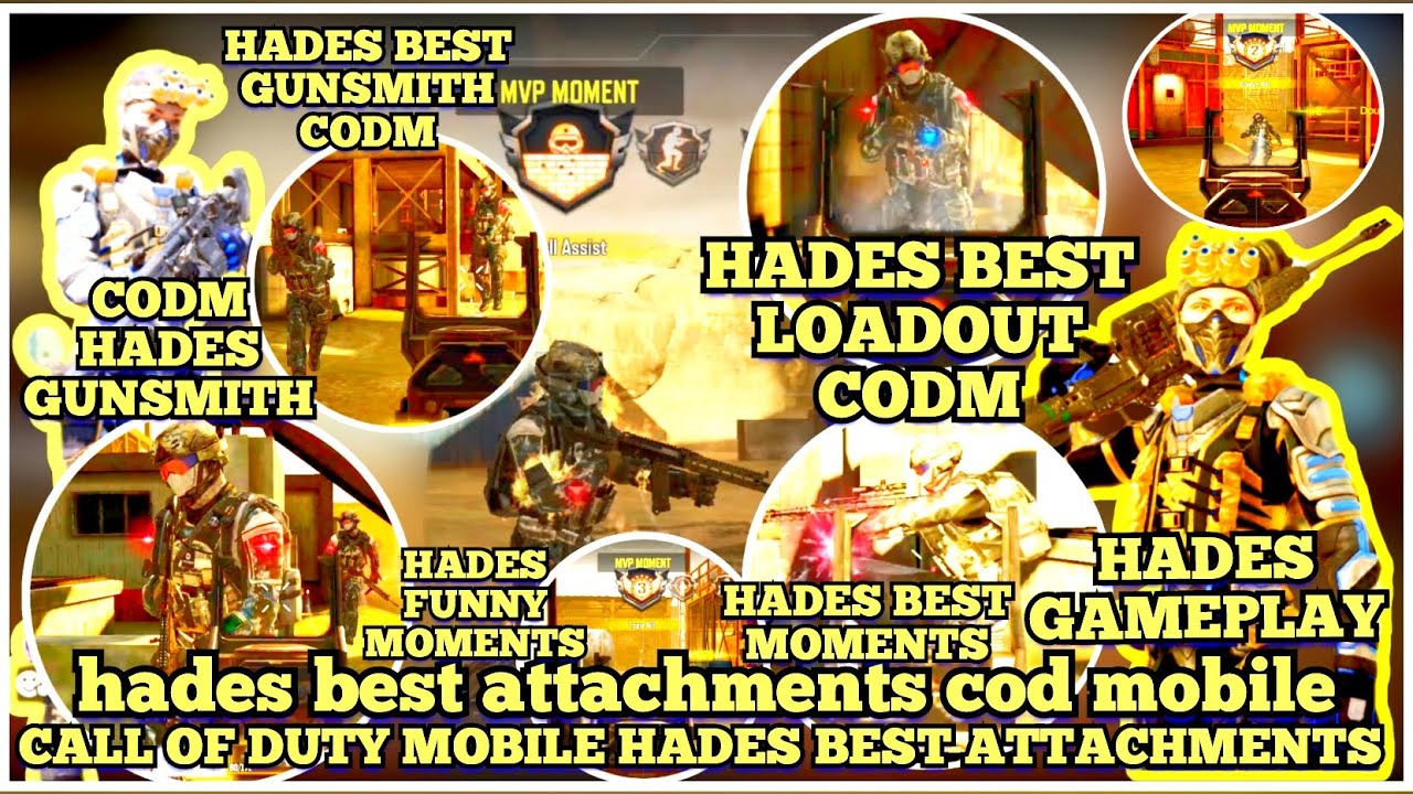 Call Of Duty Mobile Hades Best Attachments And Legendary Weapon Free ...