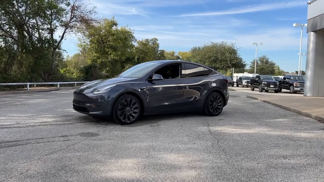 2021 Tesla Model Y Granbury, Fort Worth, TX MF281214F - YouTube