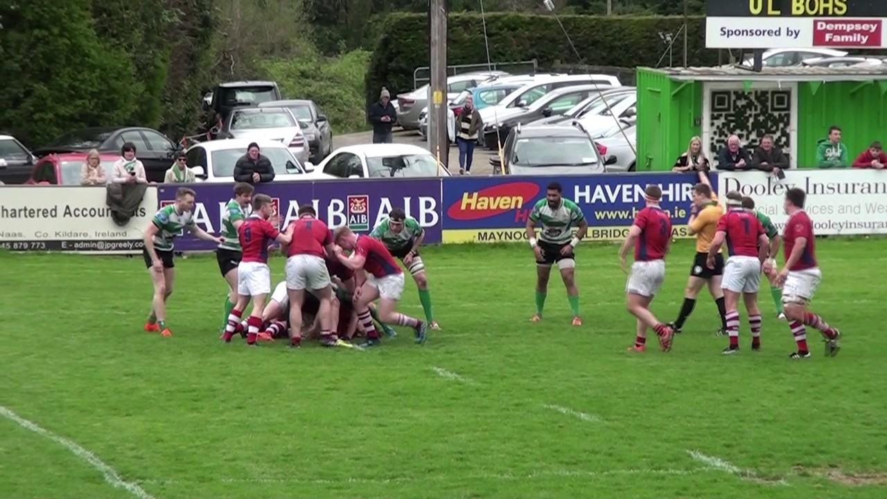 AIL 2016/17 Division 1B Promotion Playoff Naas RFC v UL Bohemian - YouTube