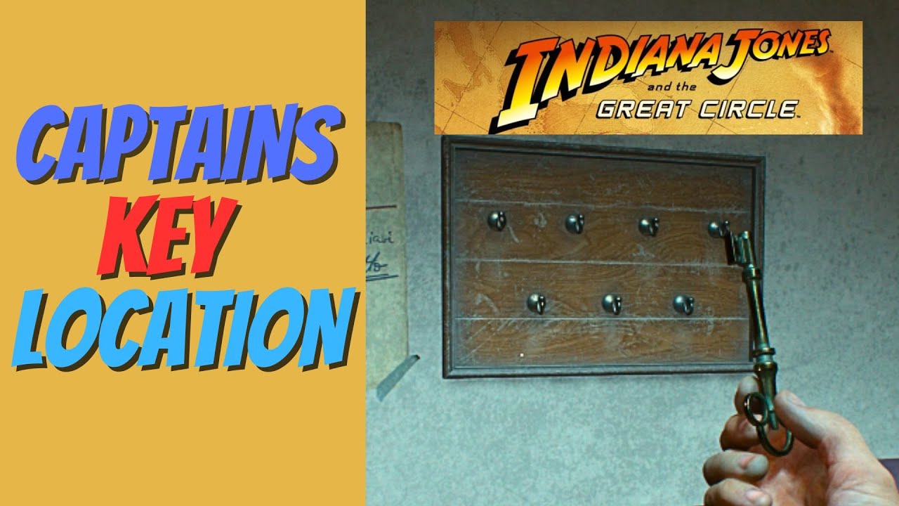 Captains Key Location Indiana Jones The Great Circle - YouTube