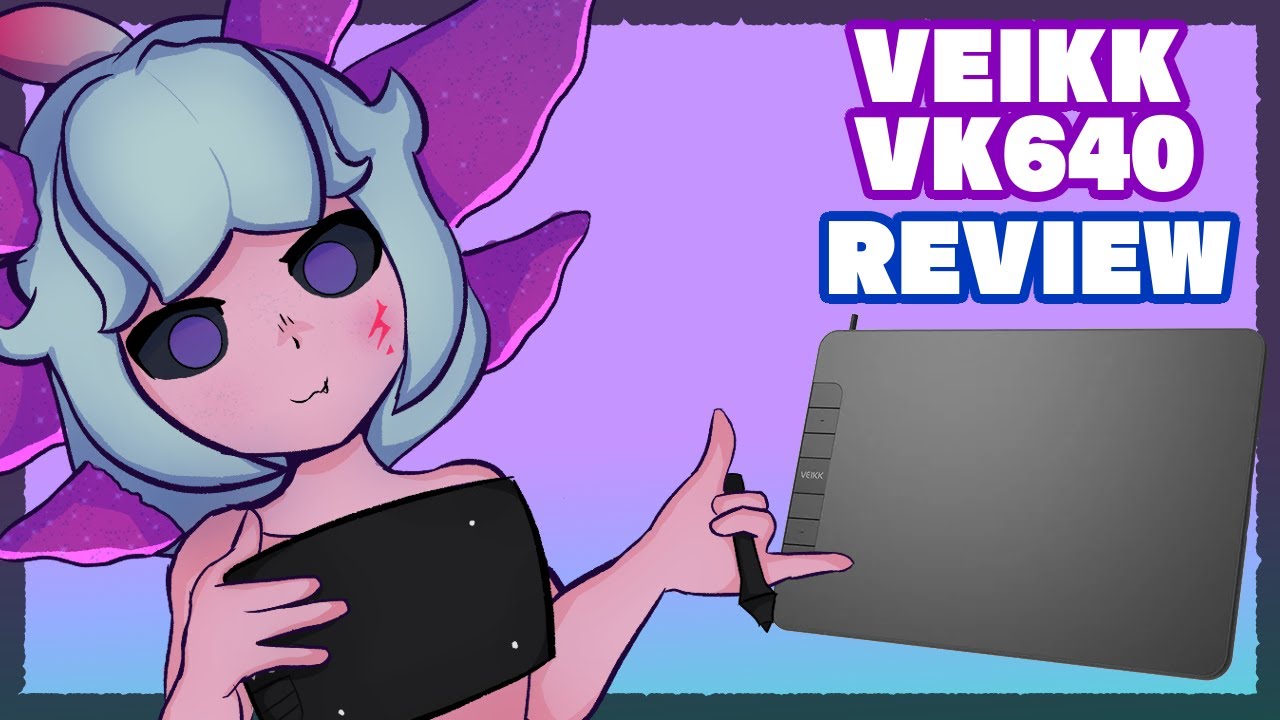 Review de la VEIKK VK640 - Tableta gráfica barata - YouTube