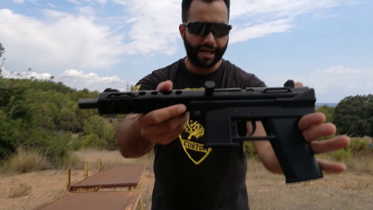 Tec 9 RWA Airsoft North Custom - YouTube