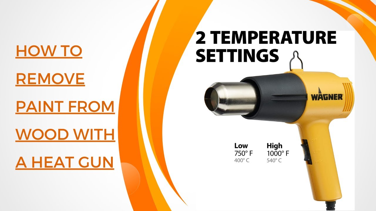 How To Remove Paint From Wood With A Heat Gun - YouTube