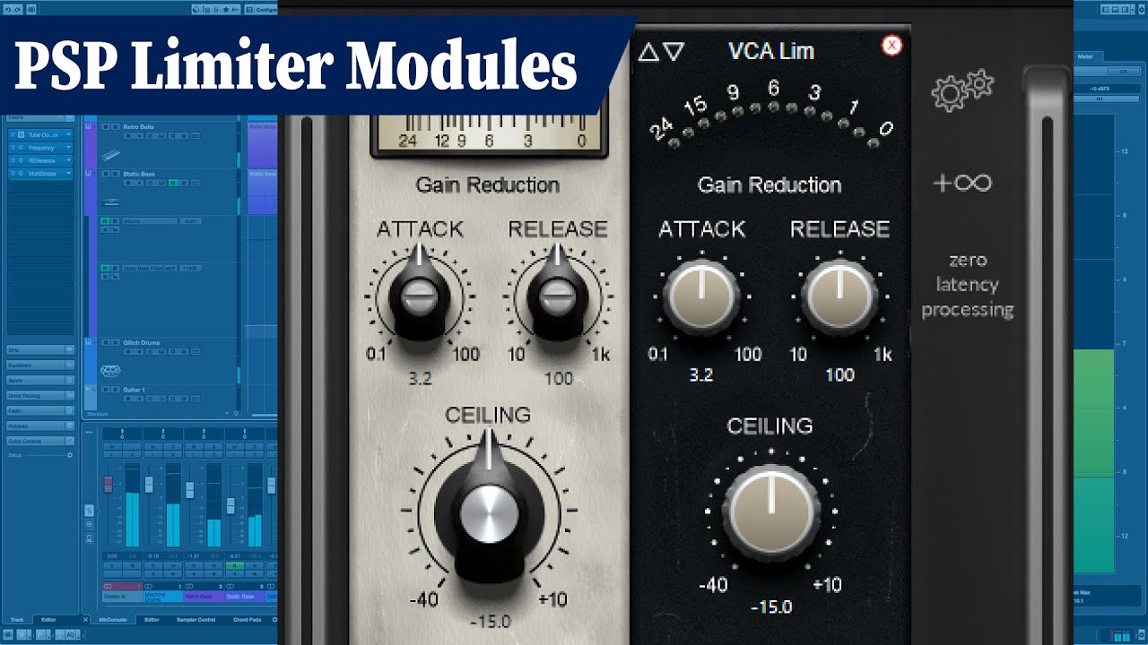 PSP InfiniStrip Plugin - Limiter Modules - YouTube