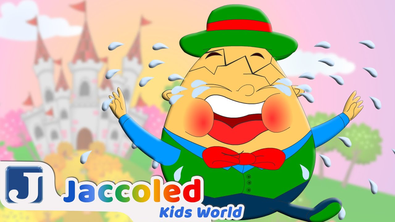 🥚😅 Humpty Dumpty Sat on a Wall Song! 🥚🤣 | Jaccoled Kids World Nursery ...