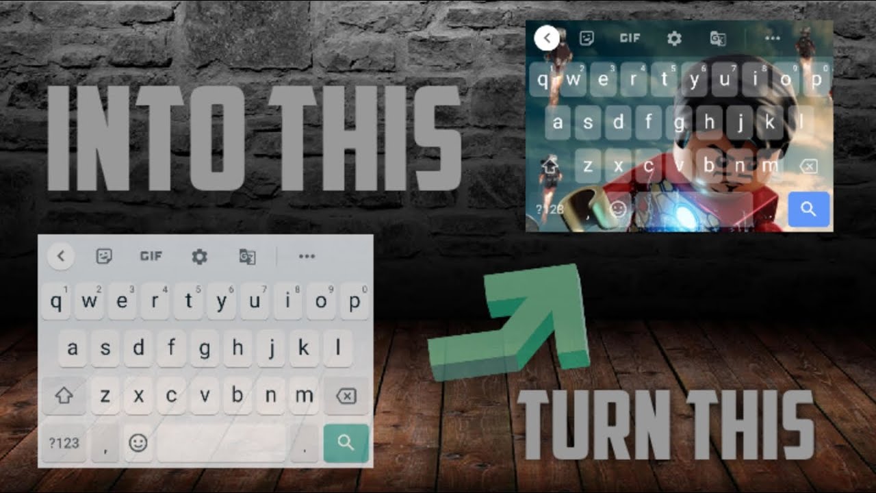 Change your keyboard looks|themes|personalization - YouTube