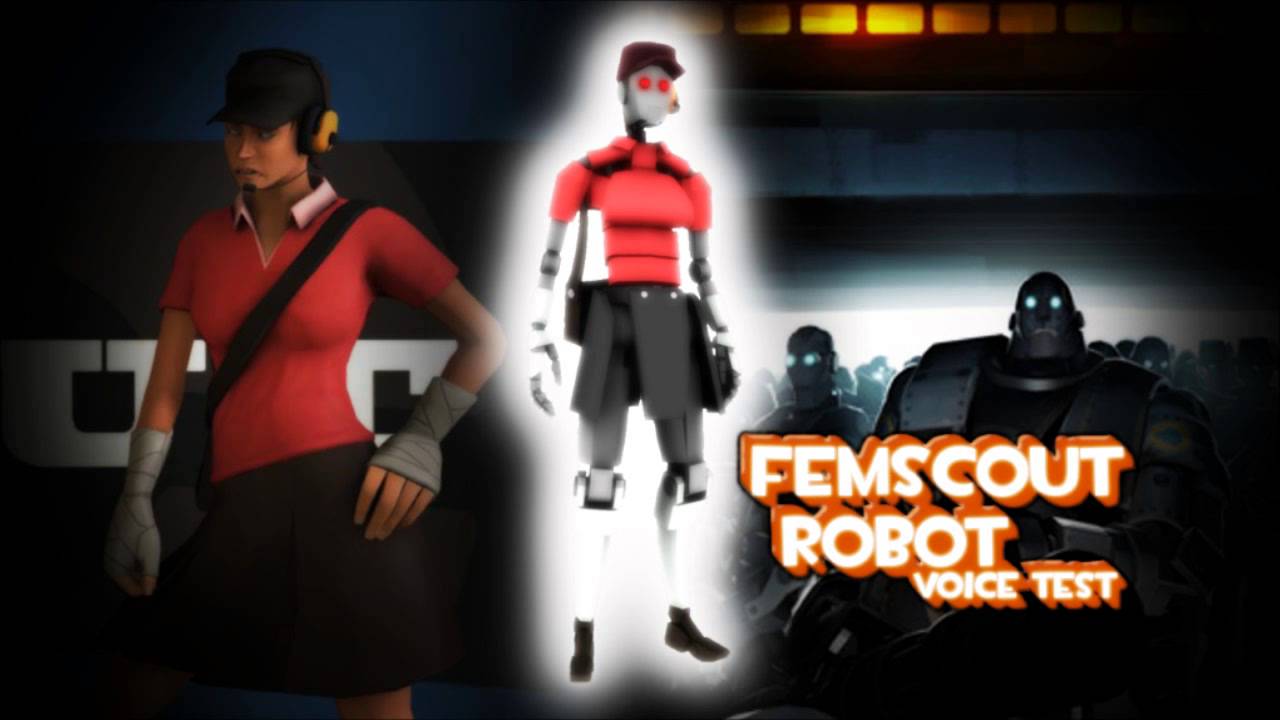 【TF2】Fem Scout Robot Voice Test - YouTube