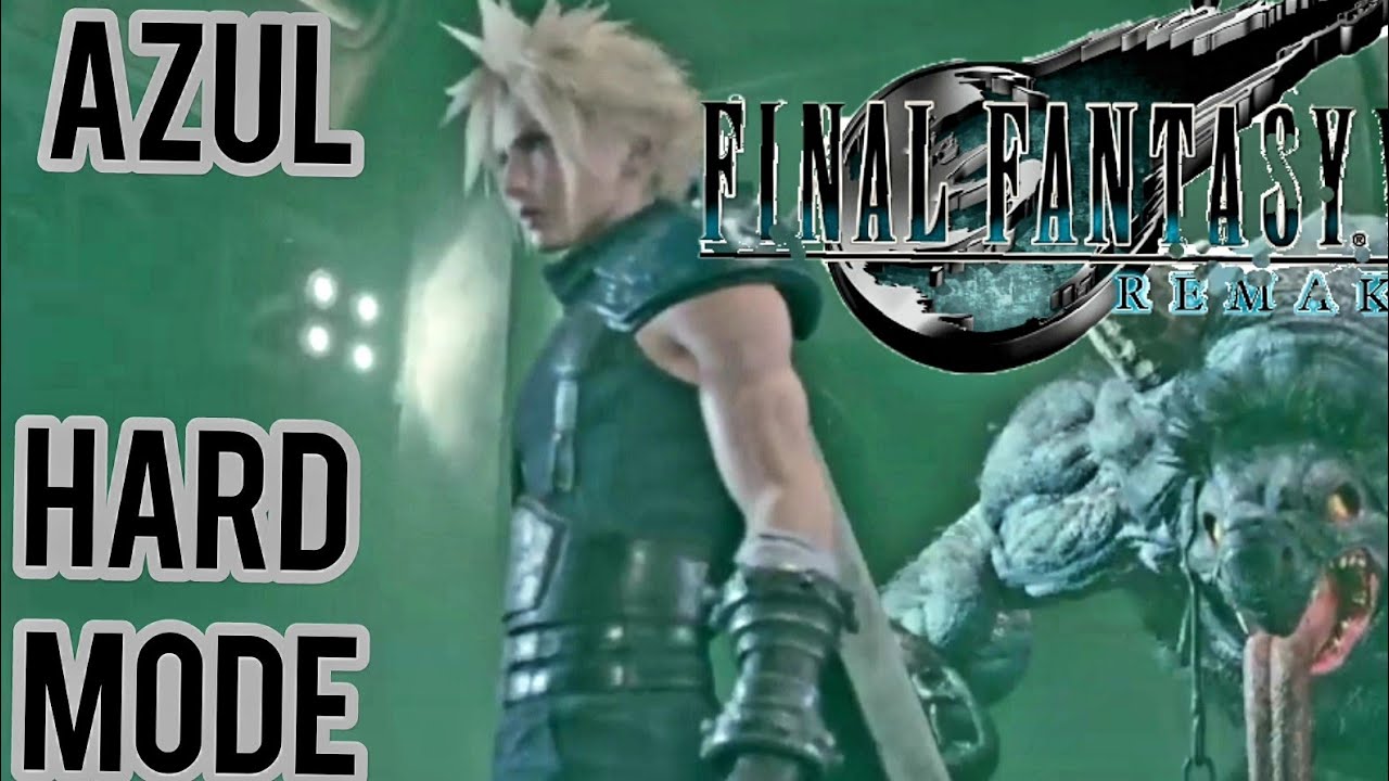 Final Fantasy VII Remake PS4 JP Audio] Azul Hard Mode - YouTube