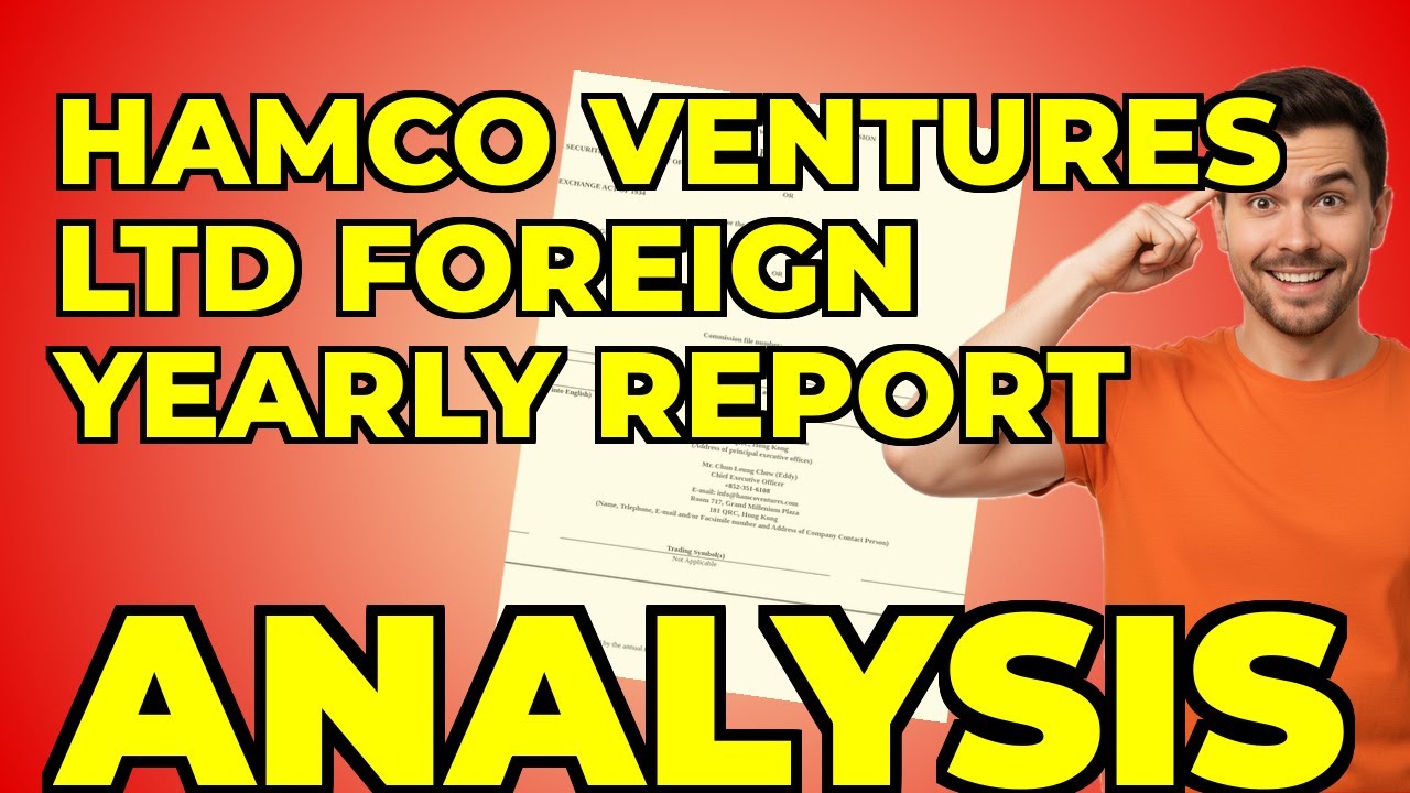 My biggest question about Hamco Ventures' financials - YouTube