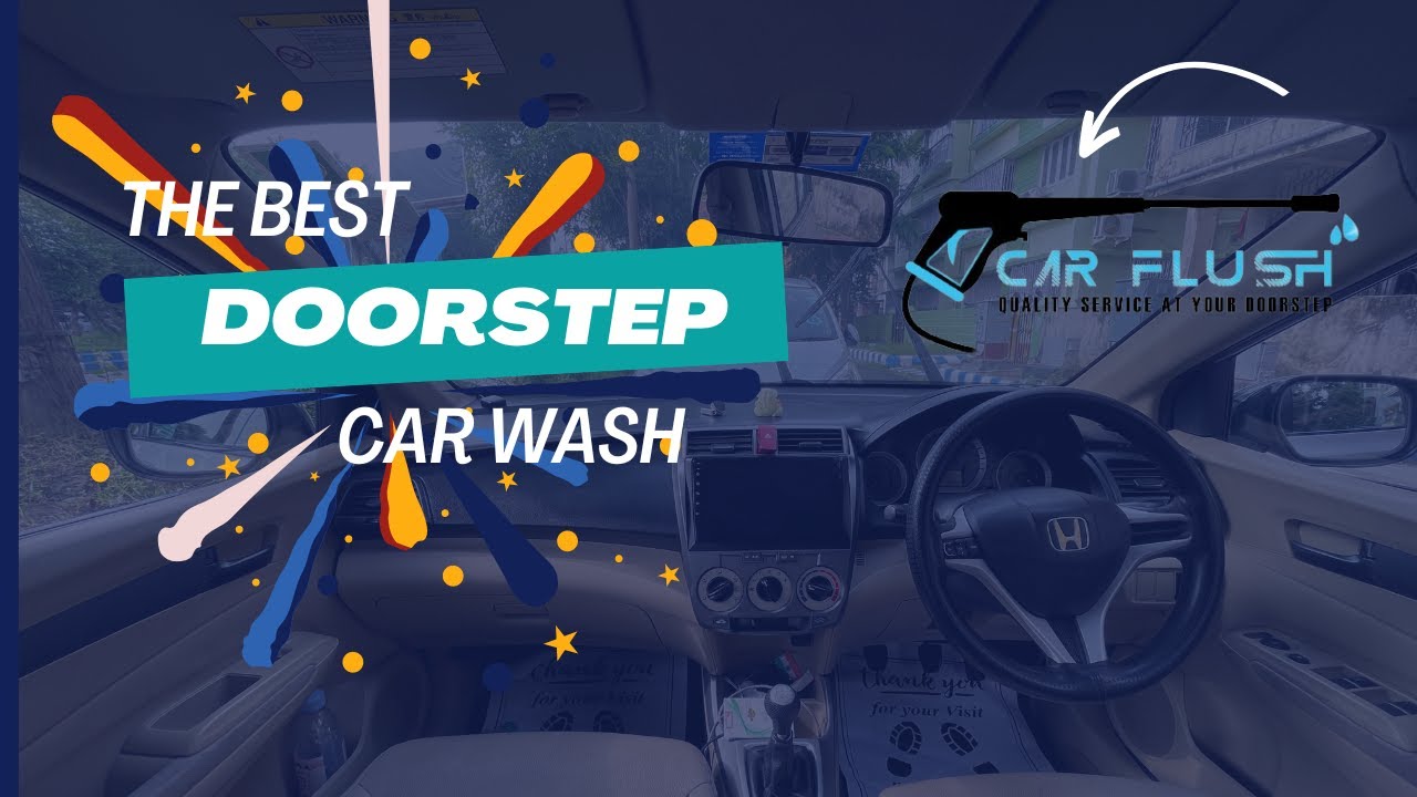 mobile doorstep car wash services in saltlike Kolkata - YouTube